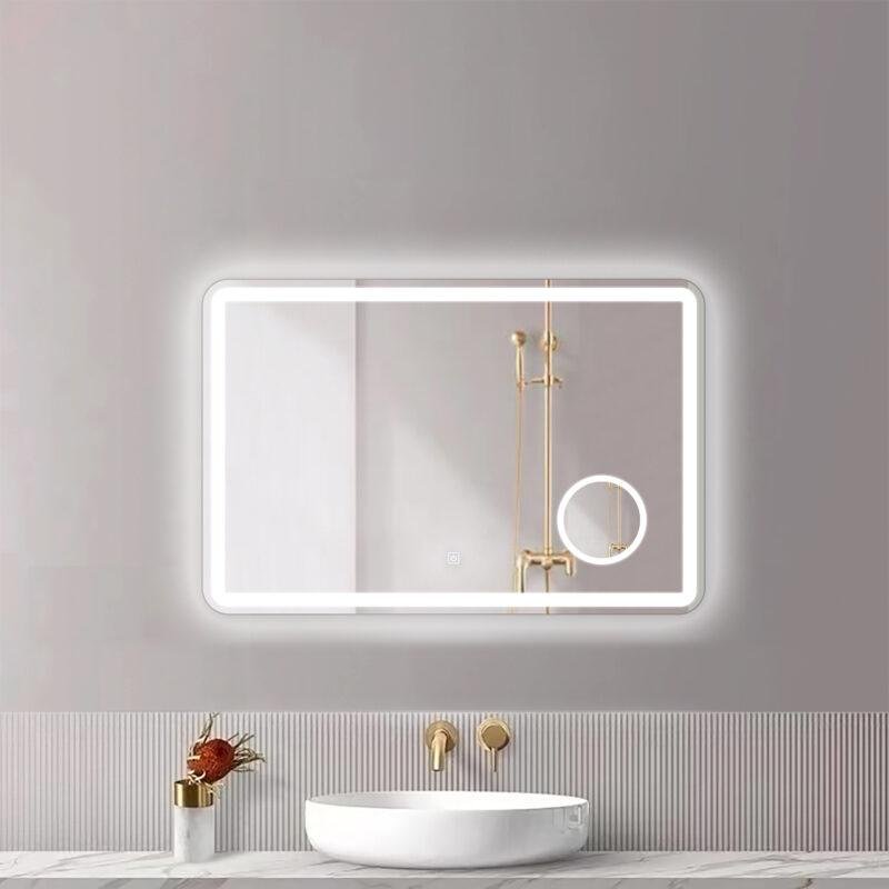 Espejo con Luz LED Rectangular 50x70cm - Super Ceramic Colombia